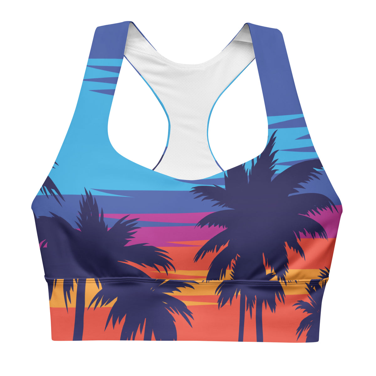 Women's Palm Trees x Sunsets Sports Bra – The Runway Boyz Apparel