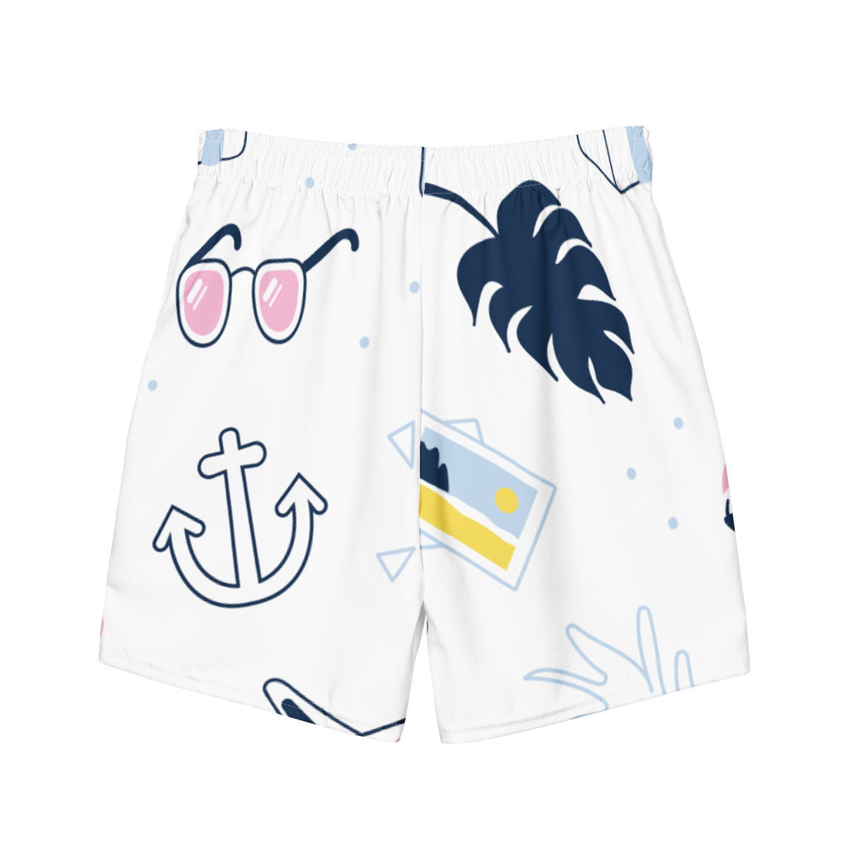 Men's Icy White Swim Trunks – The Runway Boyz Apparel