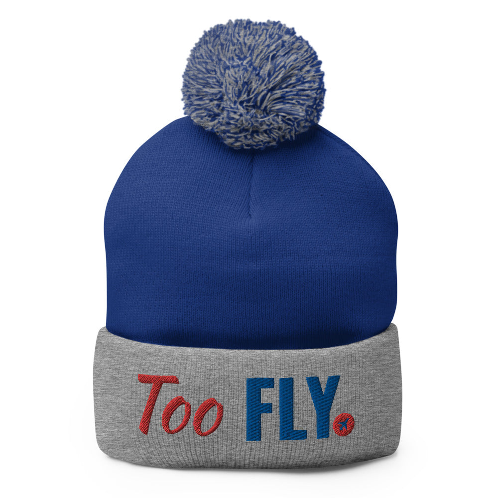 Too Fly Pom-Pom Beanie – The Runway Boyz Apparel